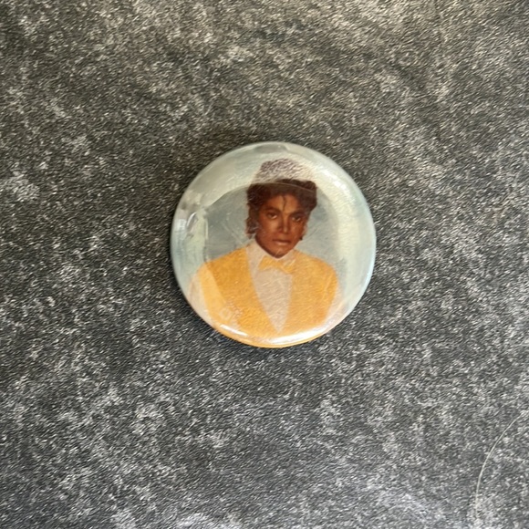 Accessories | Vintage Michael Jackson Pin Button Collectible | Poshmark